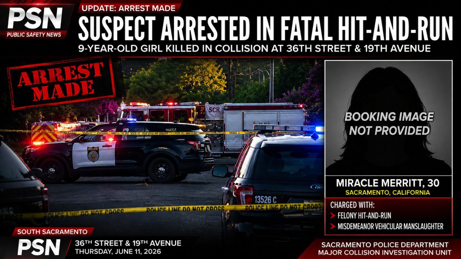Arrest Made in Fatal South Sacramento Hit-and-Run That Killed 9-Year ...